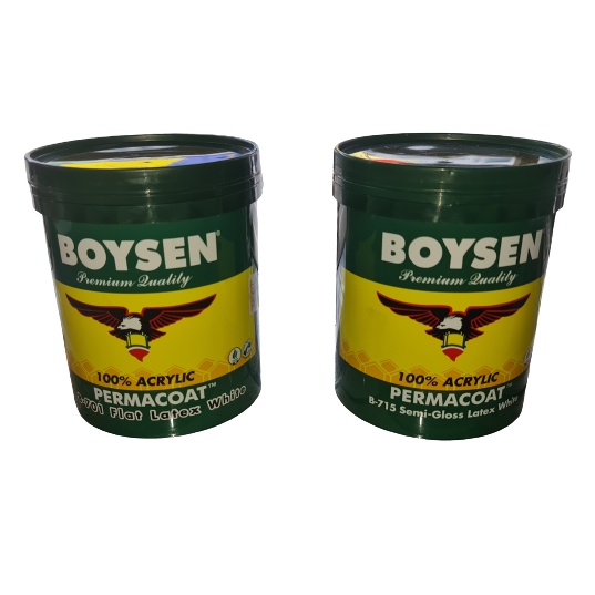 Boysen Flat/ Semi Gloss Latex/ Flat Latex Black 1L | Shopee Philippines
