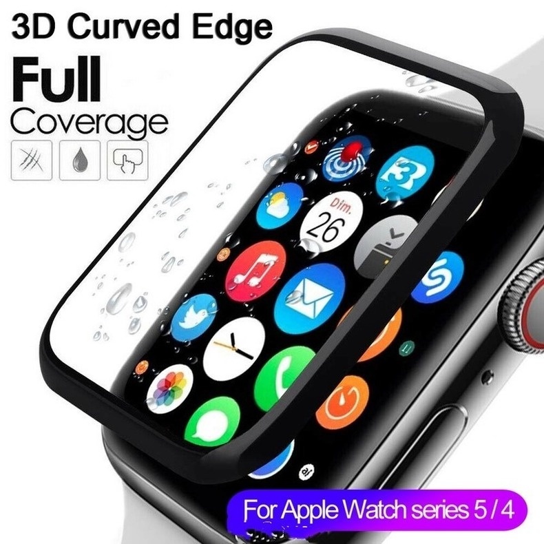 3D Curved Edge HD Tempered Glass for Apple Watch Series Ultra 8 7 3 2 1 ...