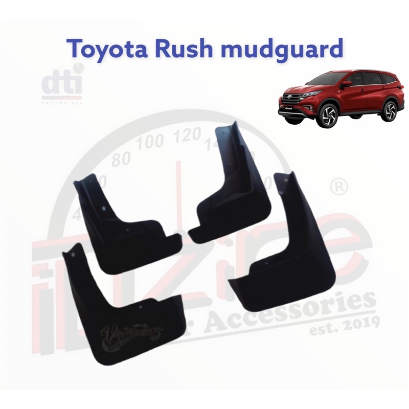 Toyota Rush mudguard all year model | Shopee Philippines