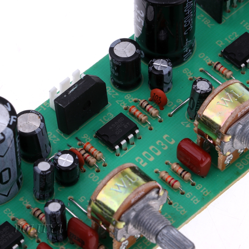 NE4558 Preamp Pre-amplifier Tone Board Kits Volume Control 12V-15V ...