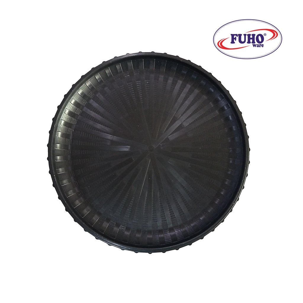 FUHO 10 Inches Round Small Plastic Bilao Tray Round Reusable Food ...