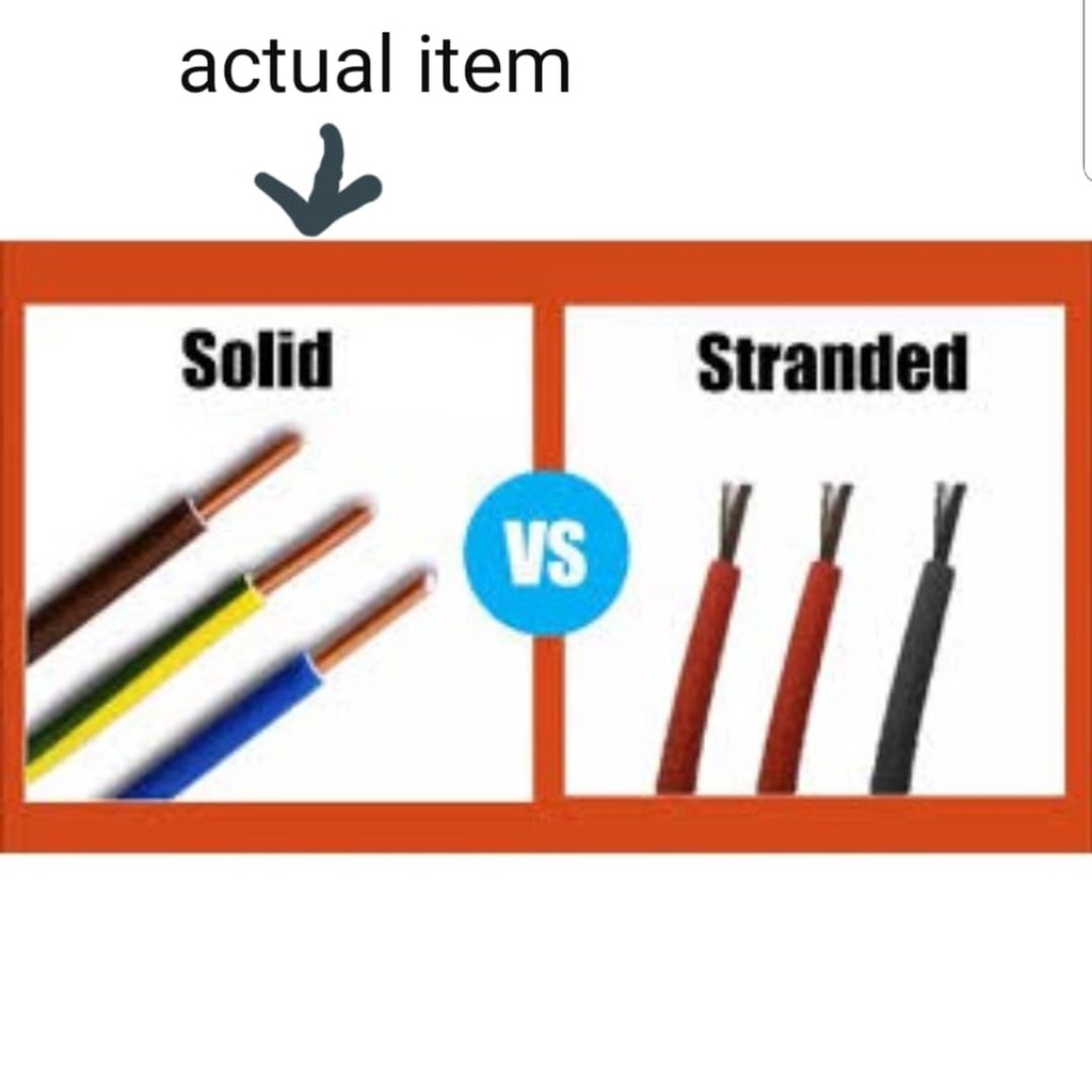 THHN Solid Wire per METER #14 #12 #10 Phelps Dodge/Philfllex/Durex ...