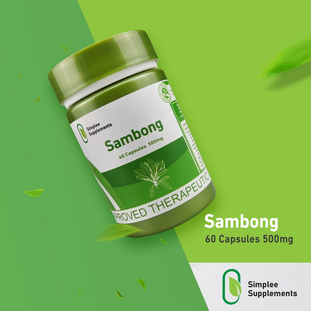 Simplee Sambong – 500mg | 60 Capsules – Supports Urinary Function ...