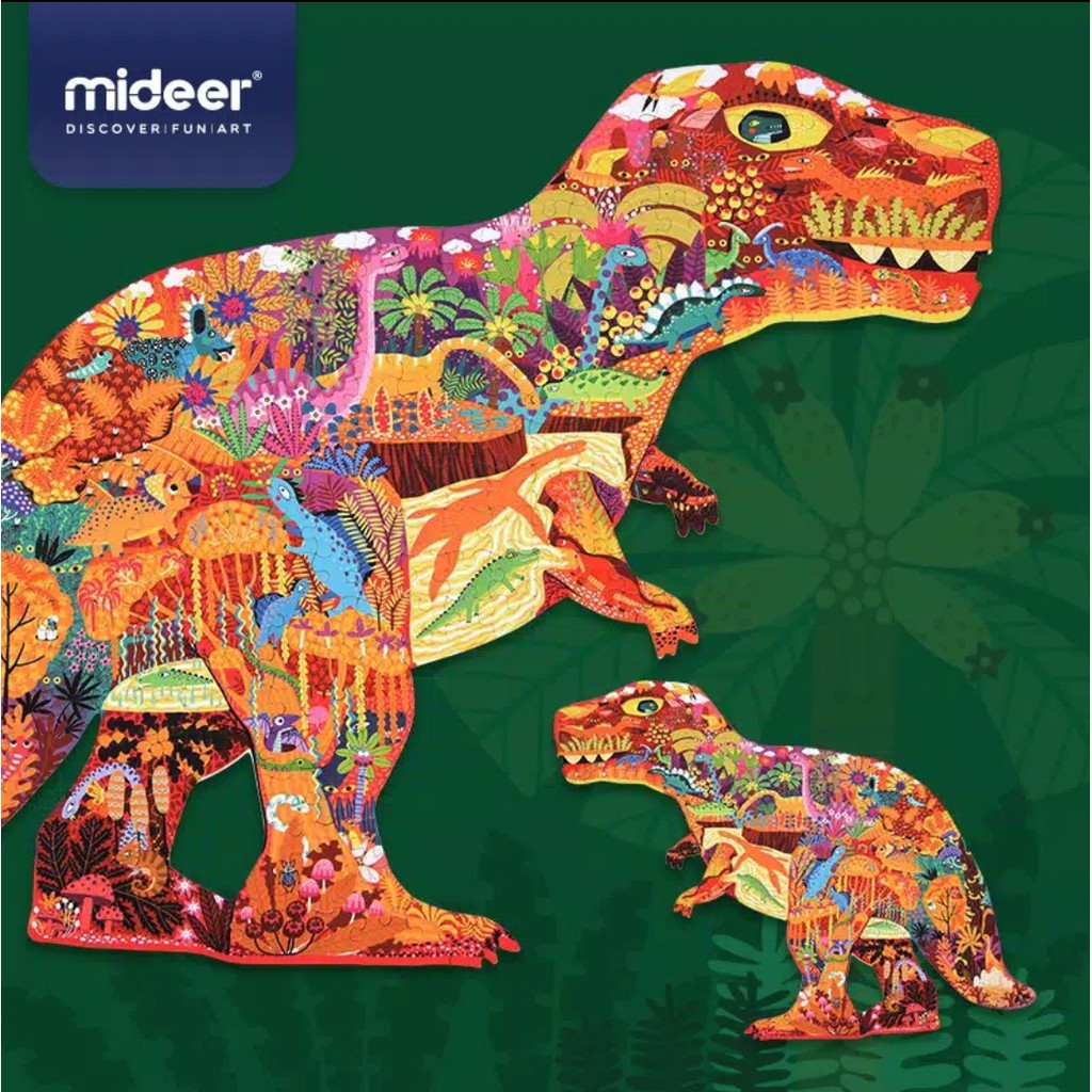 Mideer Dinosaur World Puzzle | Shopee Philippines