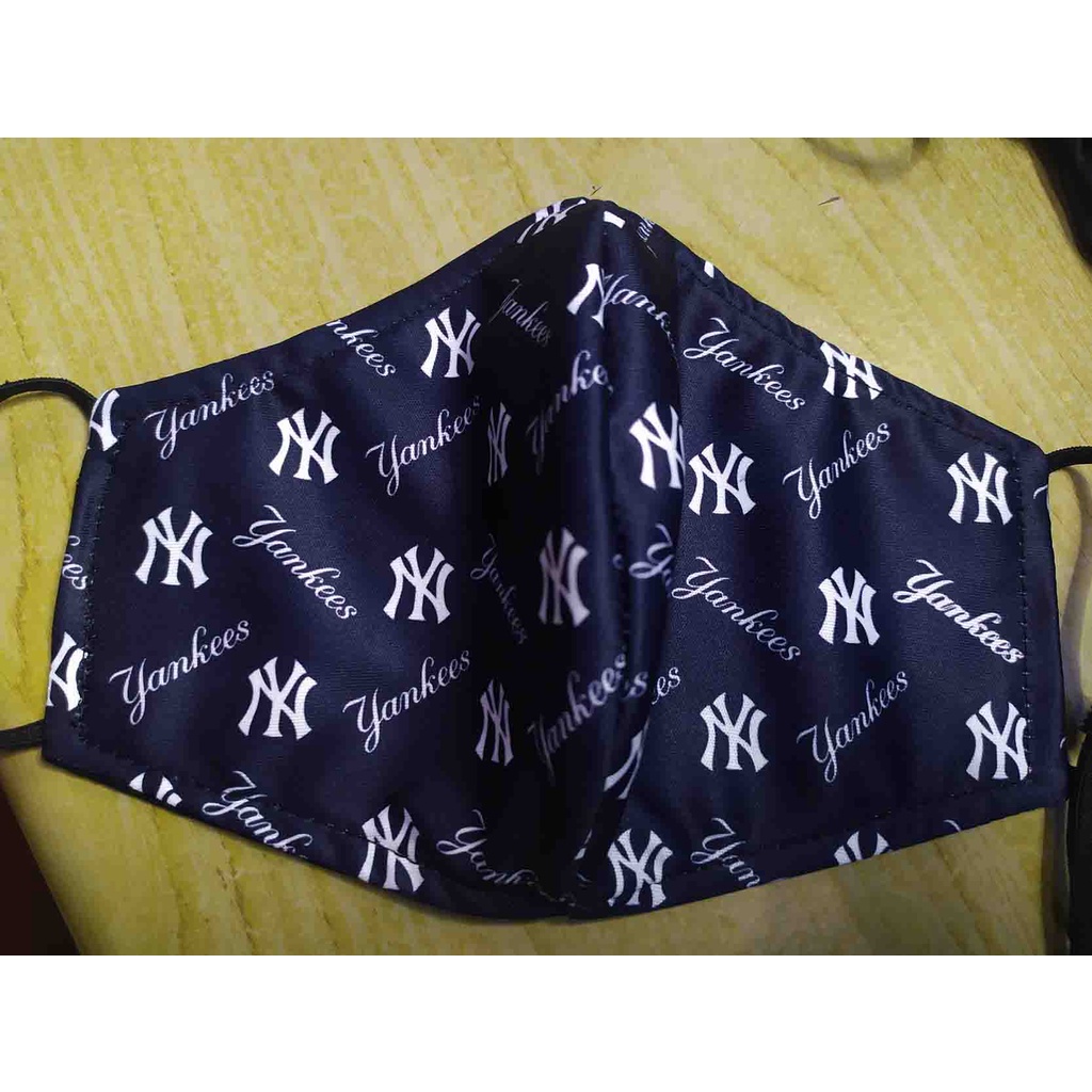 YANKEES - 2 Ply Quality Washable Stylish Face Mask | Shopee Philippines