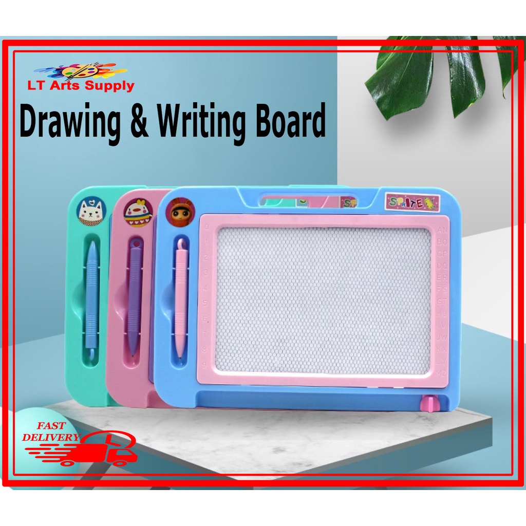 Jing Jing Colour Drawing & Writing Board (Magic Slate) 19CM X 25CM ...