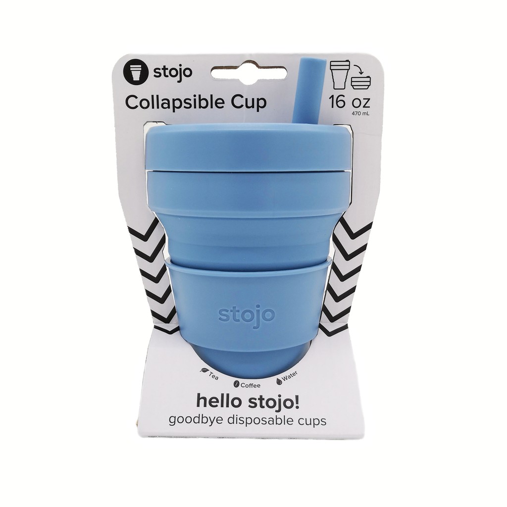 Stojo Biggie 2019 & Tribeca Collection Reusable Collapsible Cup 16oz ...