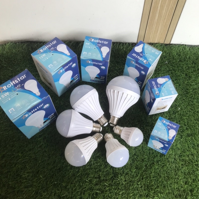 【COD & Ready】Rohstar led 3W5W7W9W12W15W Enegerny saving e27 screw ...