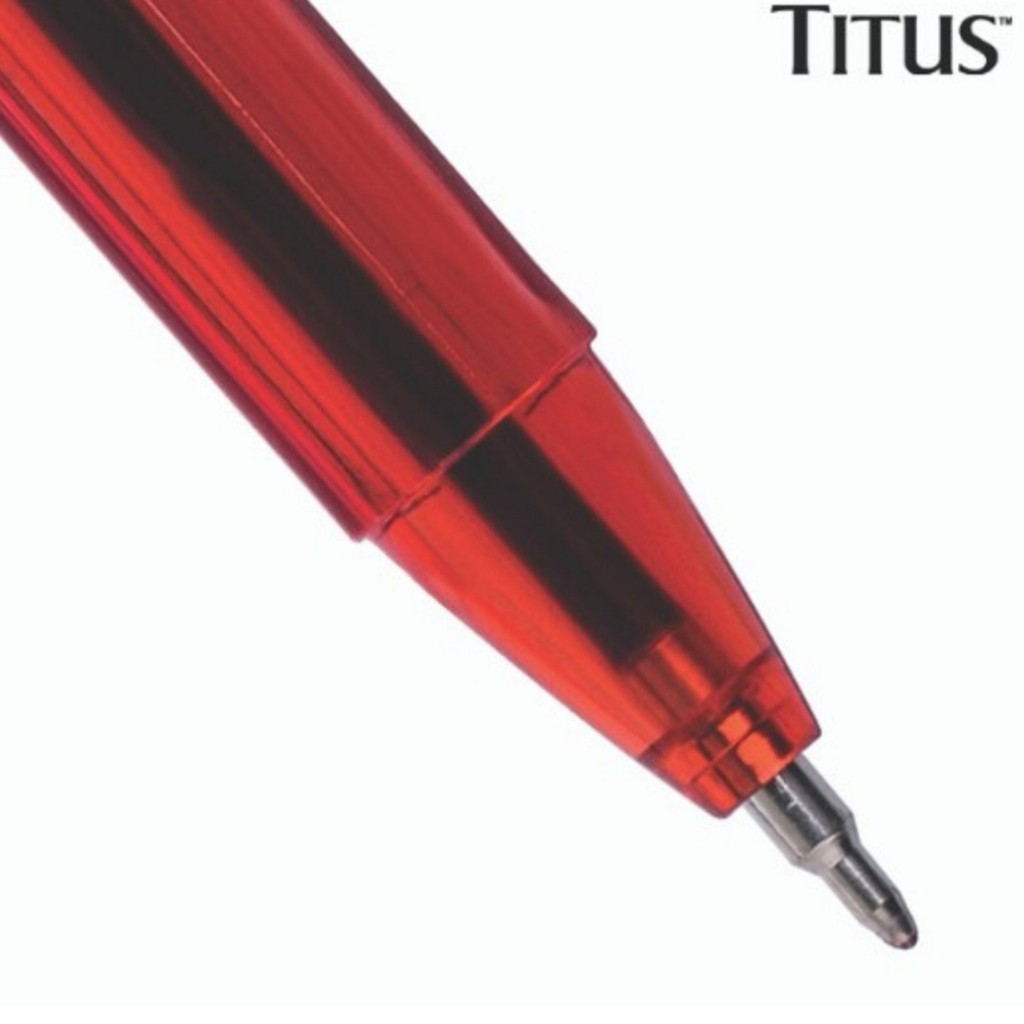 10 pcs Titus Doodle Ballpen Fine - Black, Blue, Red 0.5mm | Shopee ...