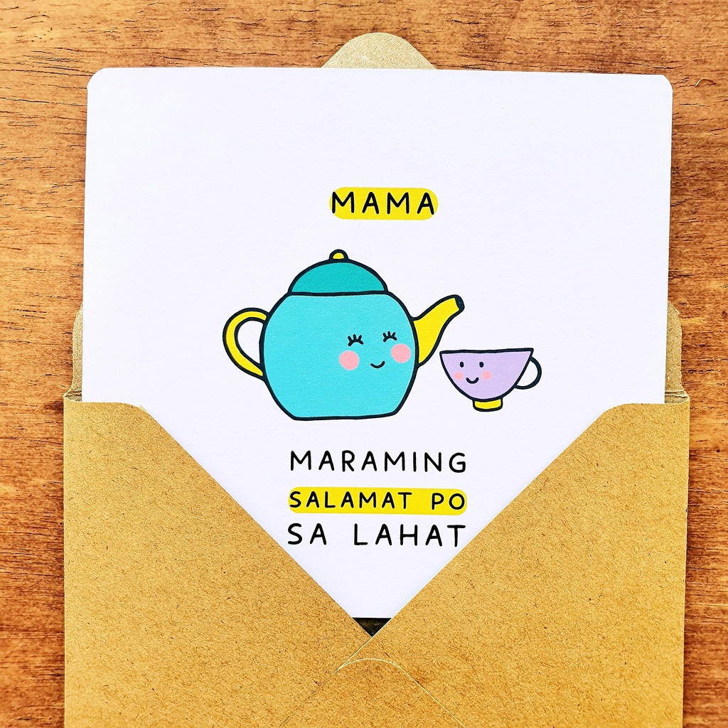 TAGALOG Mother's Day Birthday Card for Mother Mama Mommy Nanay ...