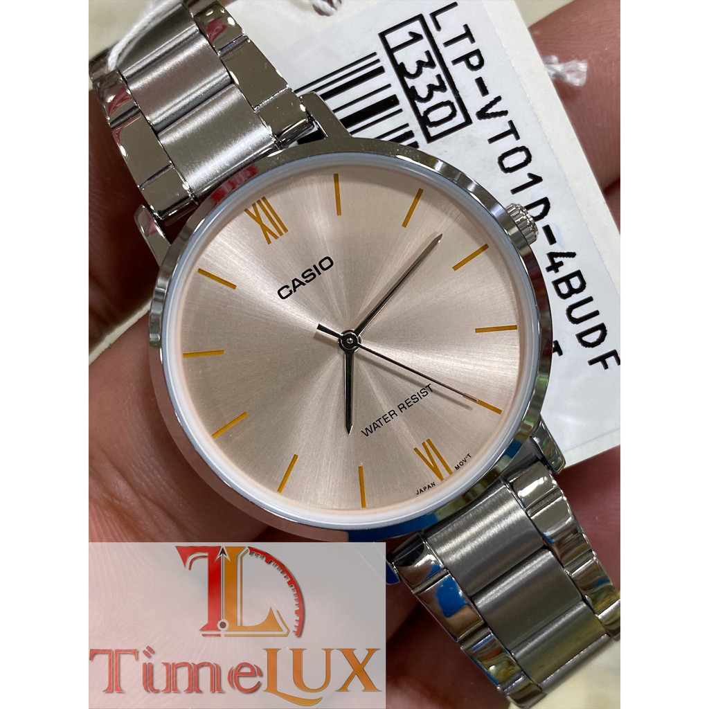 CASIO LADIES SILVER LTP VT01D 4B / LTP VT01 | Shopee Philippines