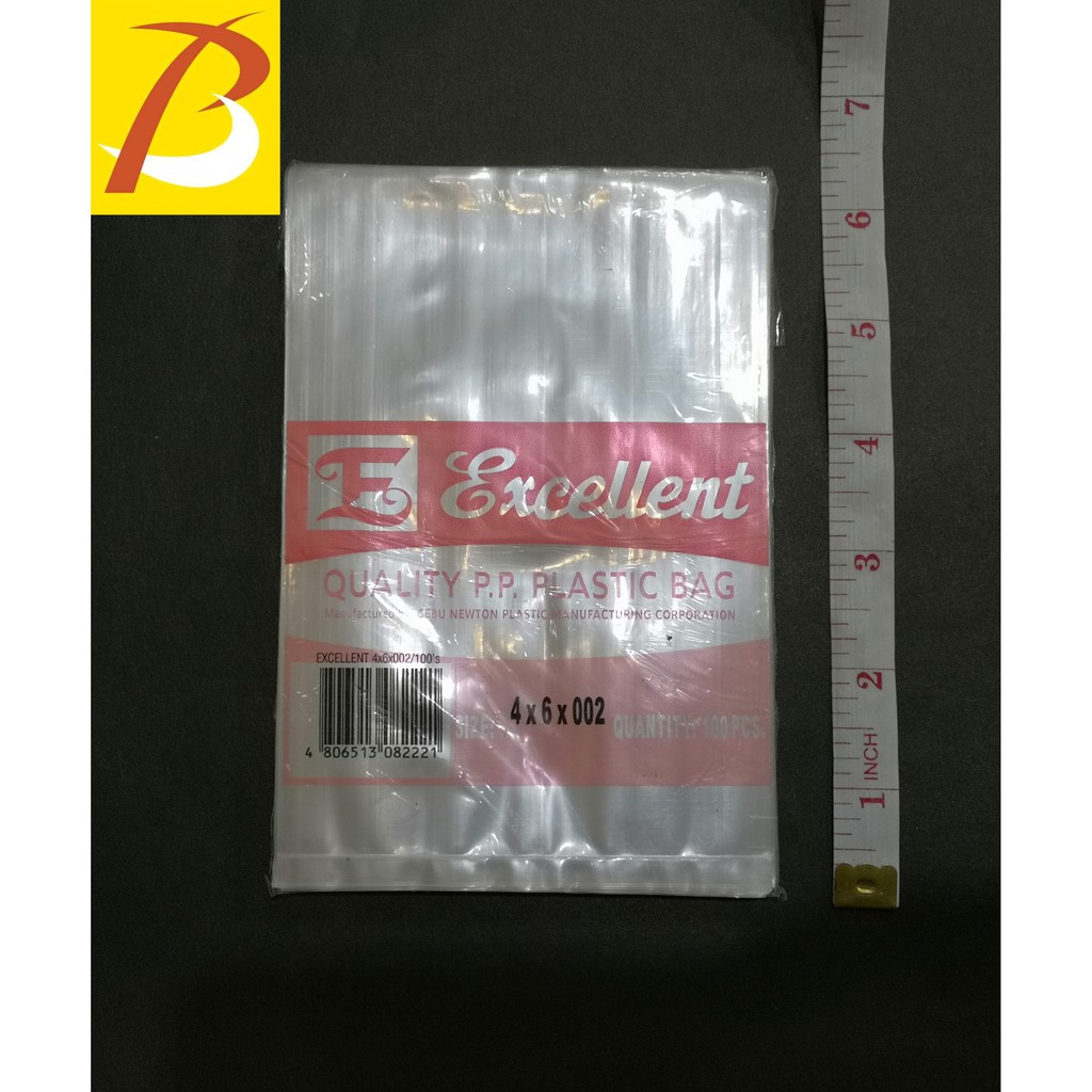 Clear PP Plastic Bag (2"- 5" inches) 100pcs Food Grade Heat Sealable ...