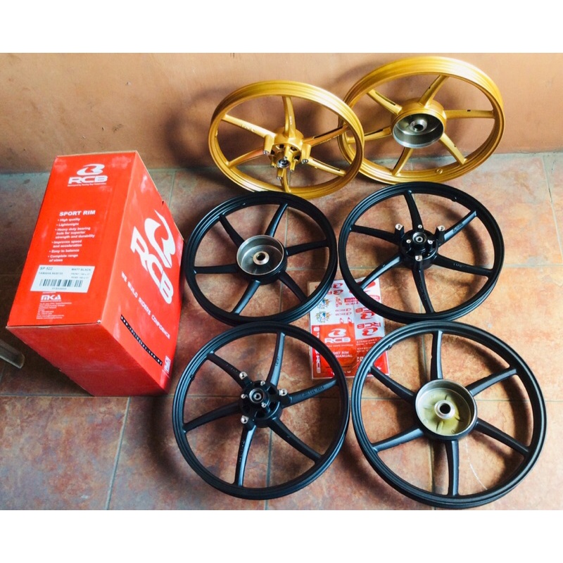 RACING BOY/RCB RB6 MAGS FR-1.40x17 RR-1.60x17 FOR AEROX155 V1 | Shopee ...