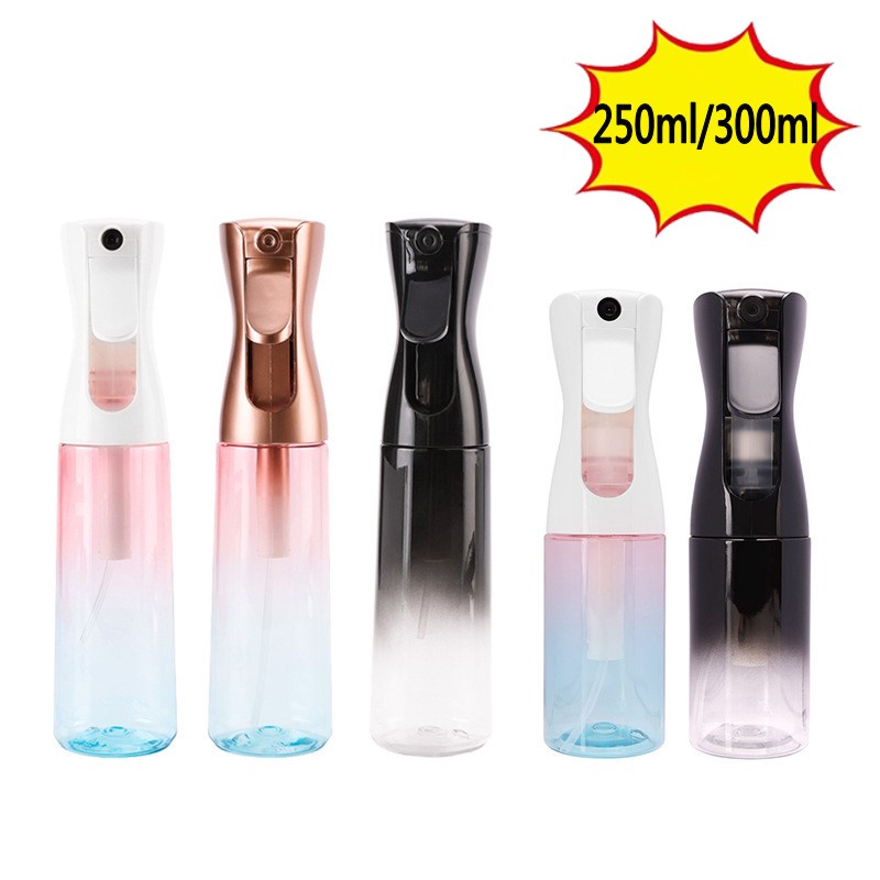 150/200/300ml Press Type Gradient Spray Bottle / Beauty Hairdressing ...