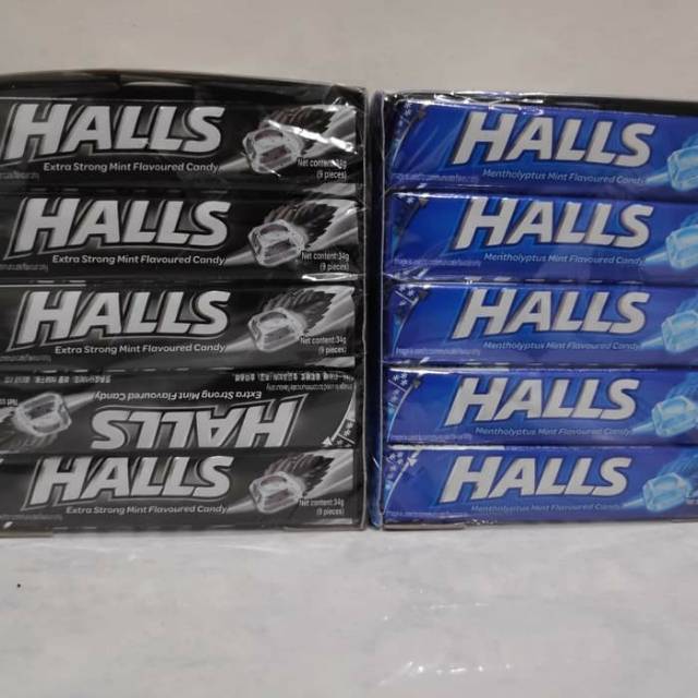 Candy Halls candy Sticks 1 Stick 9Pieces Original Import Malaysia ...