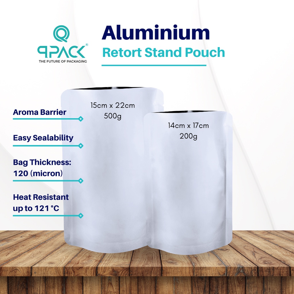 Aluminium Retort Stand Pouch (100pcs) | Shopee Philippines