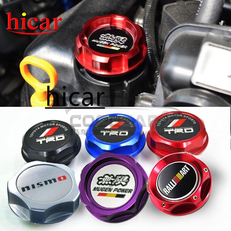 Aluminum Engine Car MUGEN TRD NISMO RALLIART Aluminium Engine Oil Cap ...