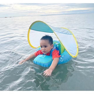 Authentic ‼️ Swim Bobo Inflatable Baby/Kids Floater with Canopy ...
