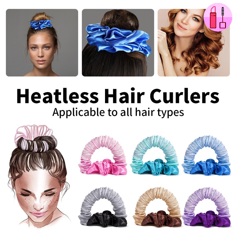 Creative DIY Non-heat Hair Curling Ring for Female / Heatless Curling ...