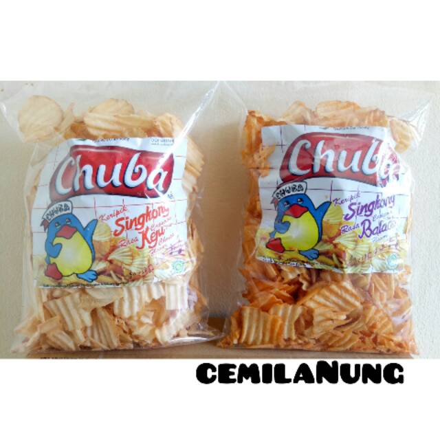 Snack Kiloan CHUBA cassava balado and chuba cheese 250gram free bubble ...