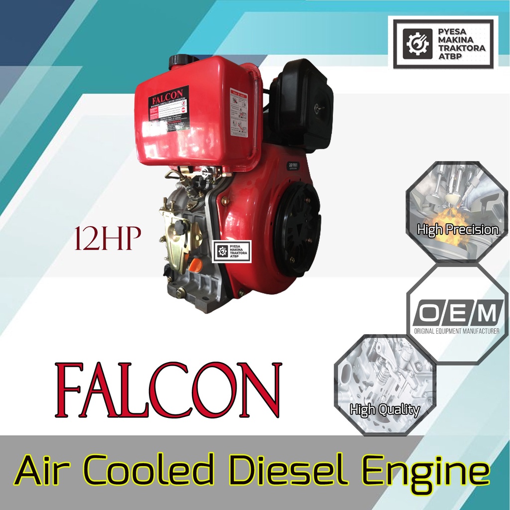 Air Cooled Diesel engine Falcon 12HP Air Cooled Diesel Engine | Shopee ...