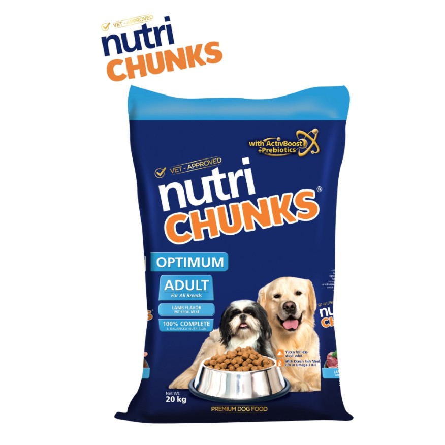 Nutri Chunks Optimum Adult Lamb 1kg | Shopee Philippines