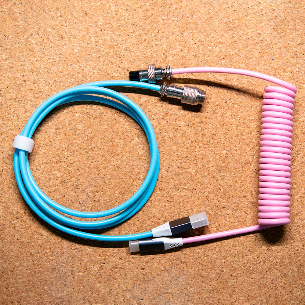 Coiled Cable for Mechanical Keyboard Custom Coiled Cable Wire USB Type ...