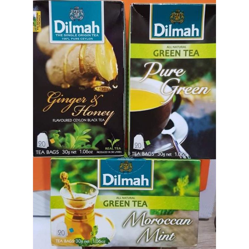 Dilmah All Natural Green Tea and Finest Ceylon Tea Purchased from ...