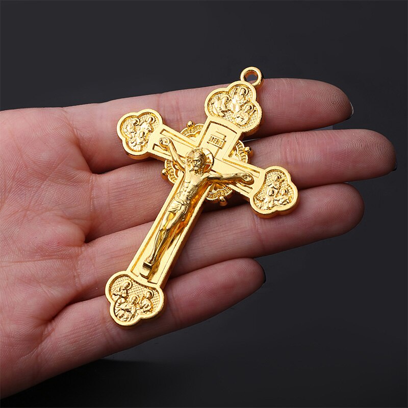 1 pieces / religious Christian religion big cross medal, large alloy ...