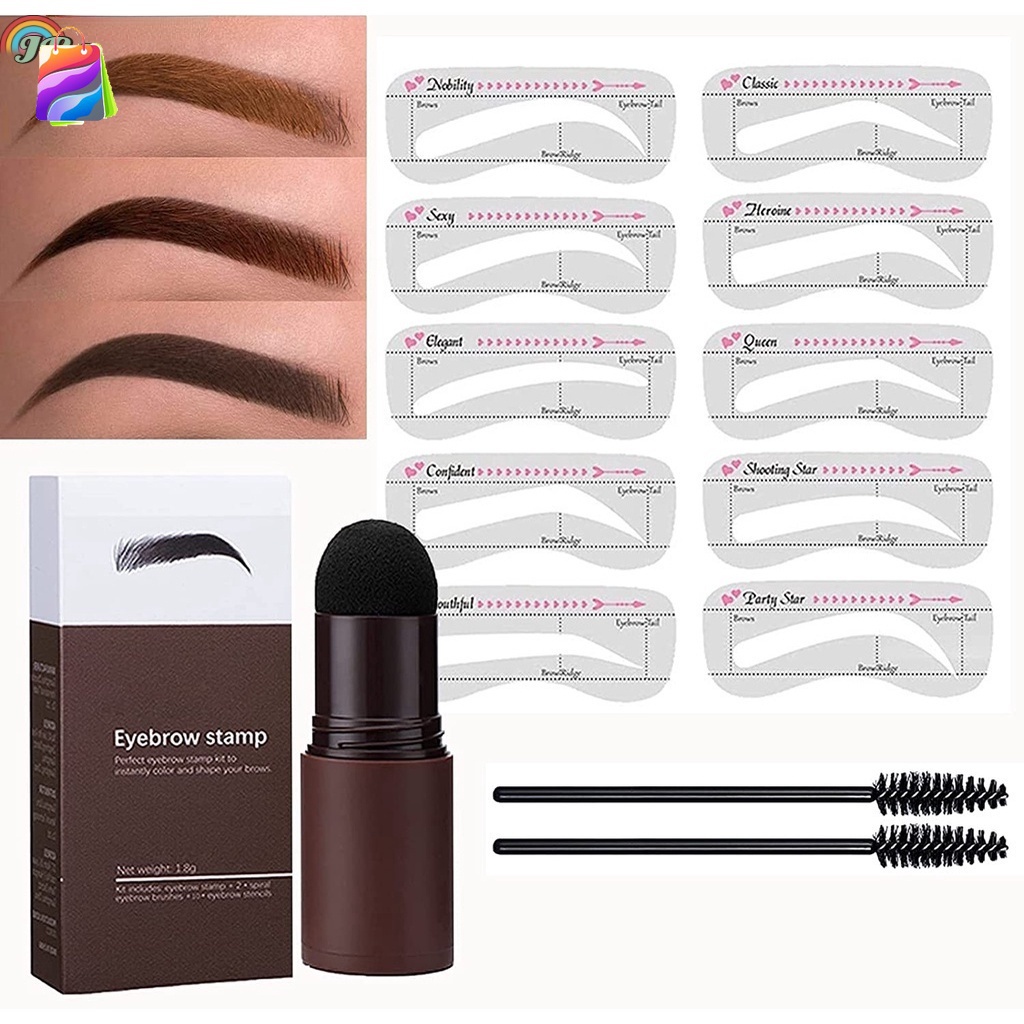 Eyebrow Stamp Stencil Kit One Step Brow Stamp Shaping Kit Brow Stamp ...