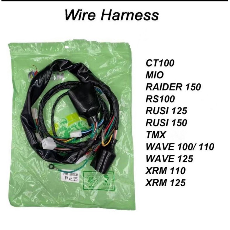 wire harness for XRM /RUSI /WAVE /CT100 /RAIDER150 /MIO /RS100 /TMX ...