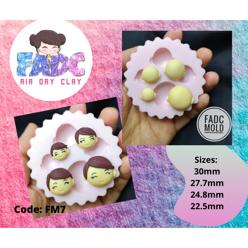 SM07 Chibi Face Mold - Face Mold | Shopee Philippines