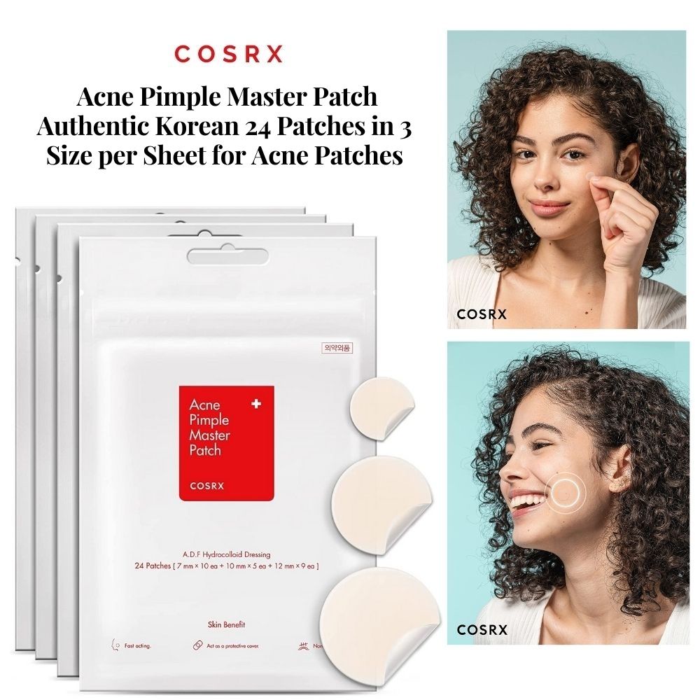 COSRX Acne Pimple Master Patch Authentic Korean 24 Patches in 3 Size ...