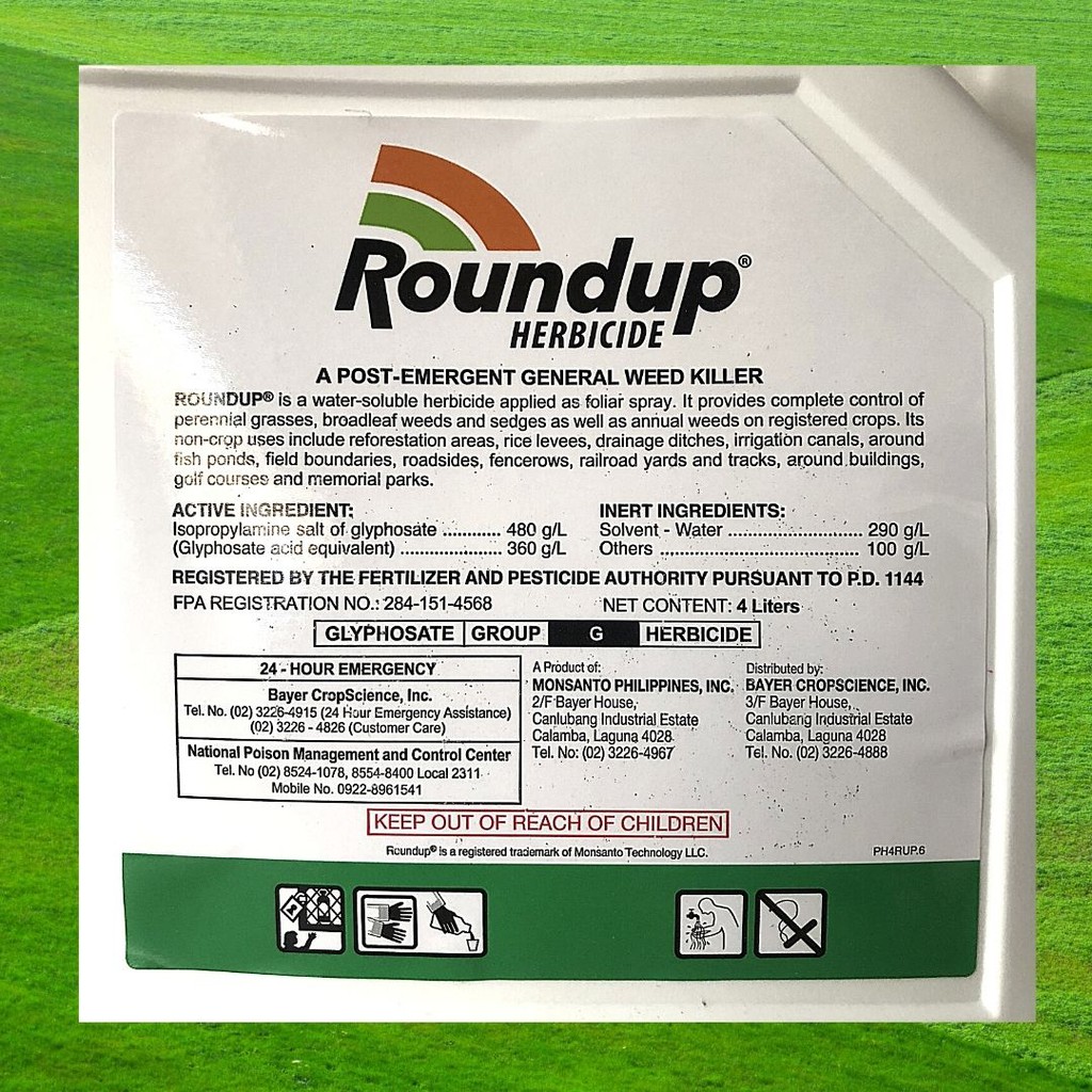 ROUNDUP 1 Gallon Herbicide | Shopee Philippines