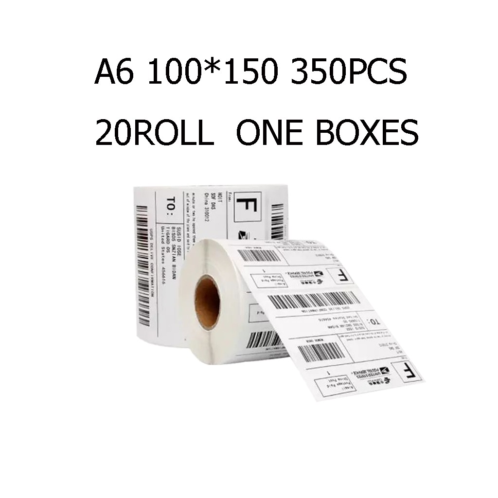 20Roll Waybill Paper High Quality Direct Thermal Labels Stickers ...
