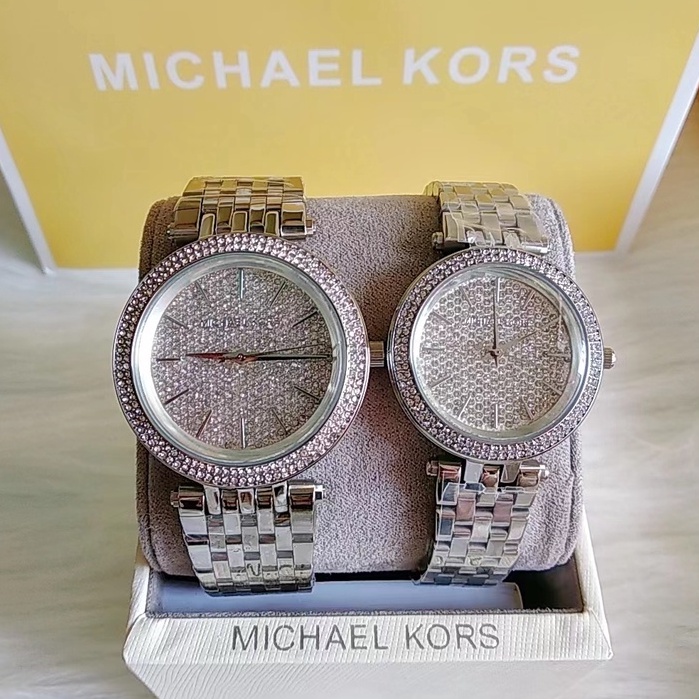 MK Watch pawnable mk3437/mk3439 Darcy watch Luxury Full stone face ...