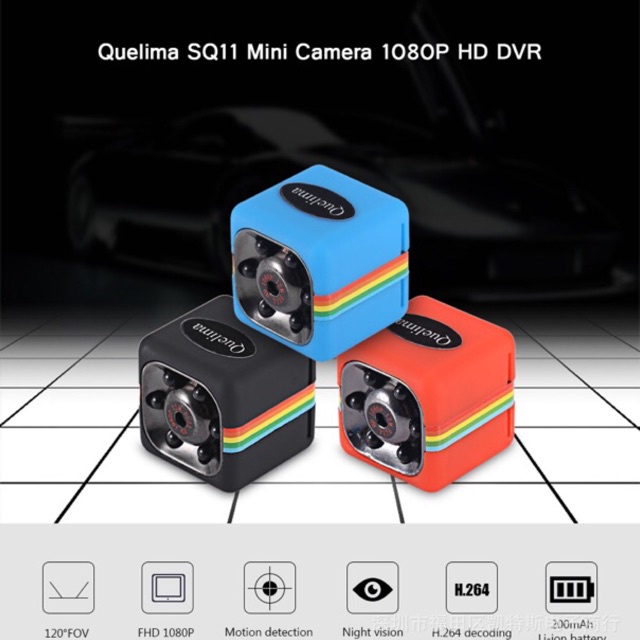 SQ11 mini spy Hidden 1080P Full HD Camera Car DVR Sports DV Cam ...