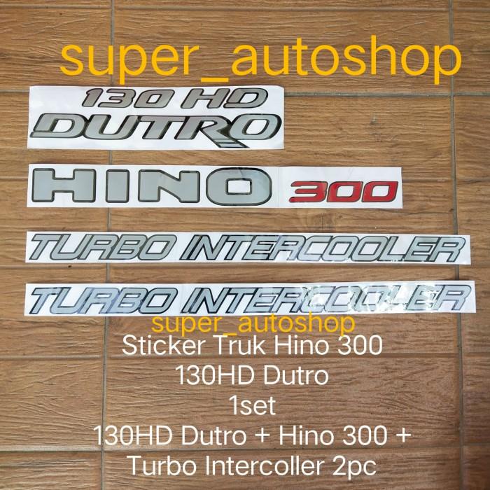 Hino Truck Sticker 300 130HD Dutro Turbo Intercooler 1set | Shopee ...