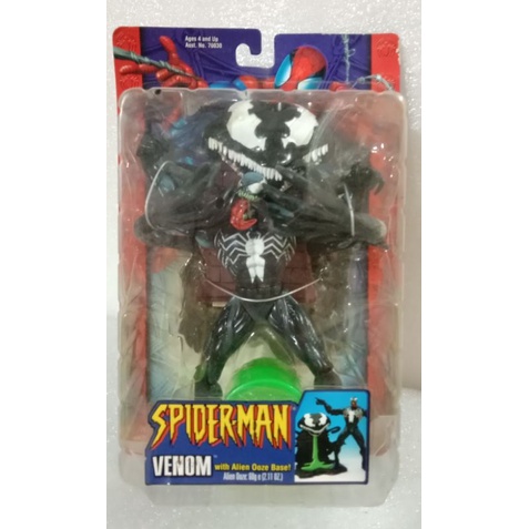 Toybiz Spiderman "VENOM" with alien ooze base / Sealed | Shopee Philippines