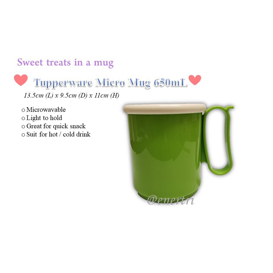 Tupperware Micro Mug 650mL | Shopee Philippines