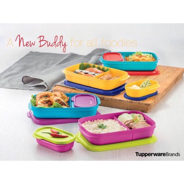 Tupperware lunch box 1set 2 pcs (big + small)/other lunch box / bekal ...