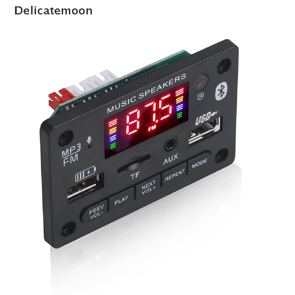 Delicatemoon Bluetooth 5.0 MP3 Decoder Decoding Board Module 12v Car ...