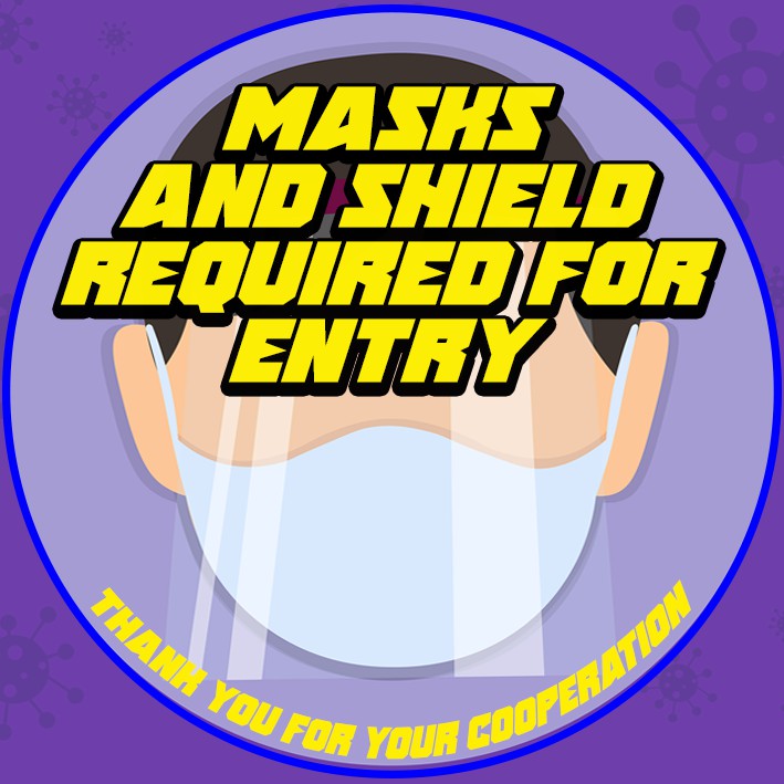 No face mask no entry stickers | Shopee Philippines