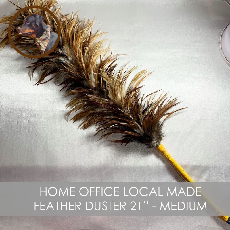 Home Office Car Indoor Real Chicken Feather Duster Cleaner 21 ...