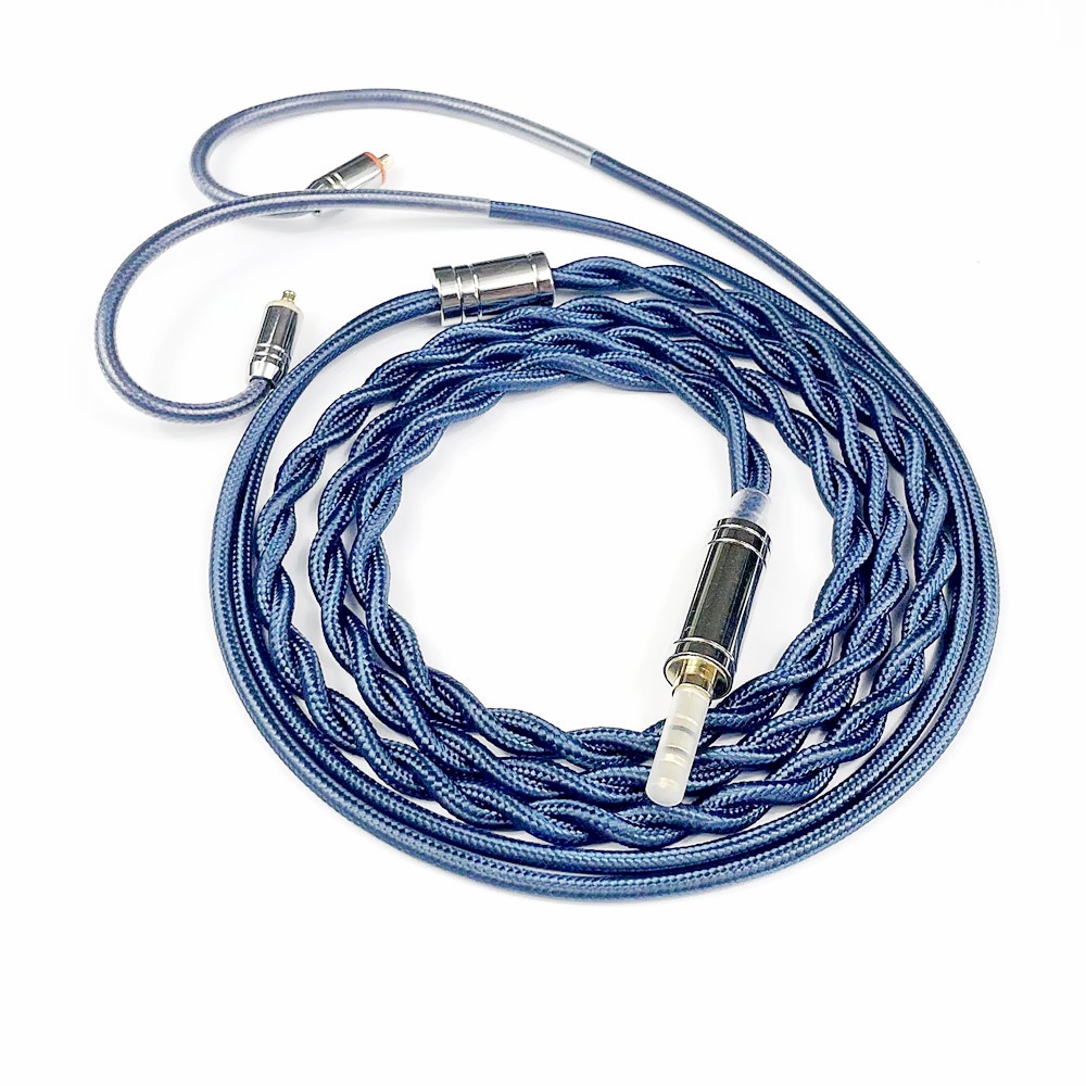 FENGRU Custom Made 2 Strand twisted blue copper silver-plated nylon ...