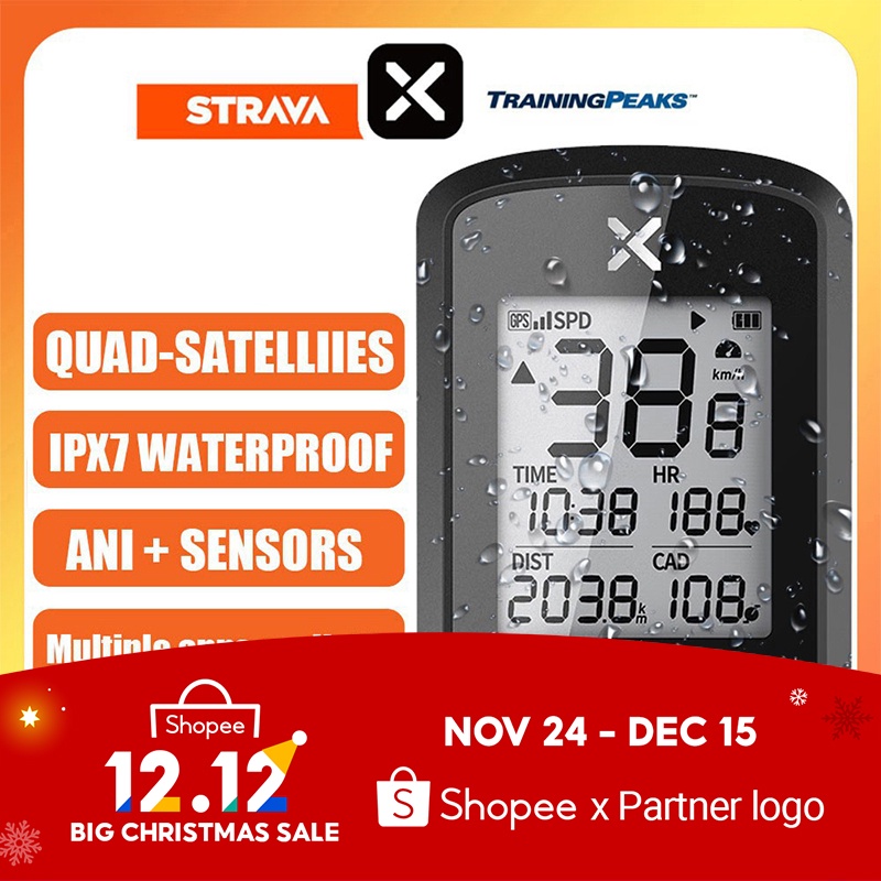 XOSS G+ GPS Cycling Computer Wireless Cadence Heart Rate Bike ...