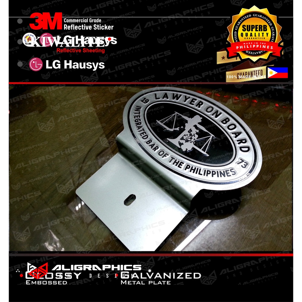 IBP car emblem / Galvanized metal emblem | Shopee Philippines