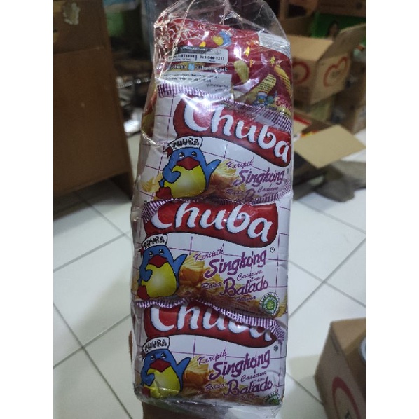 Chuba Cassava Old School Snacks Big Size / CHUBA 1000 CIKI CHUBA BALADO ...