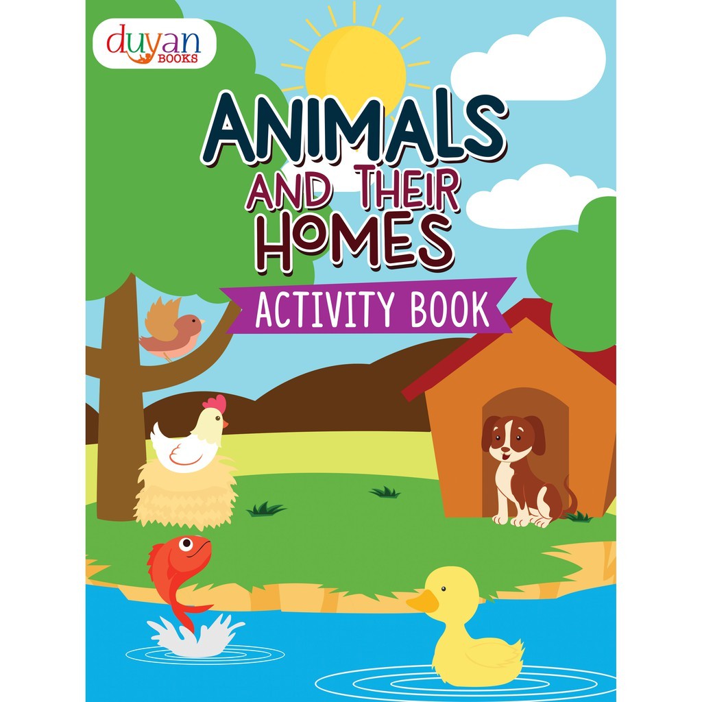 Animals And Their Homes Activity And Coloring Book - Duyan Books ...