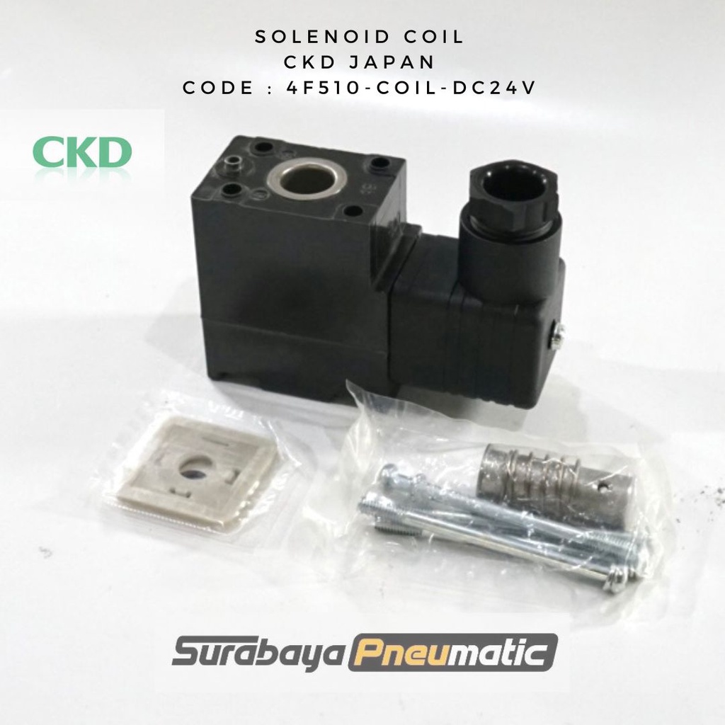 Ckd Japan - 4F510-Coil-DC24V - Solenoid Coil For CKD Body 4F510 ...